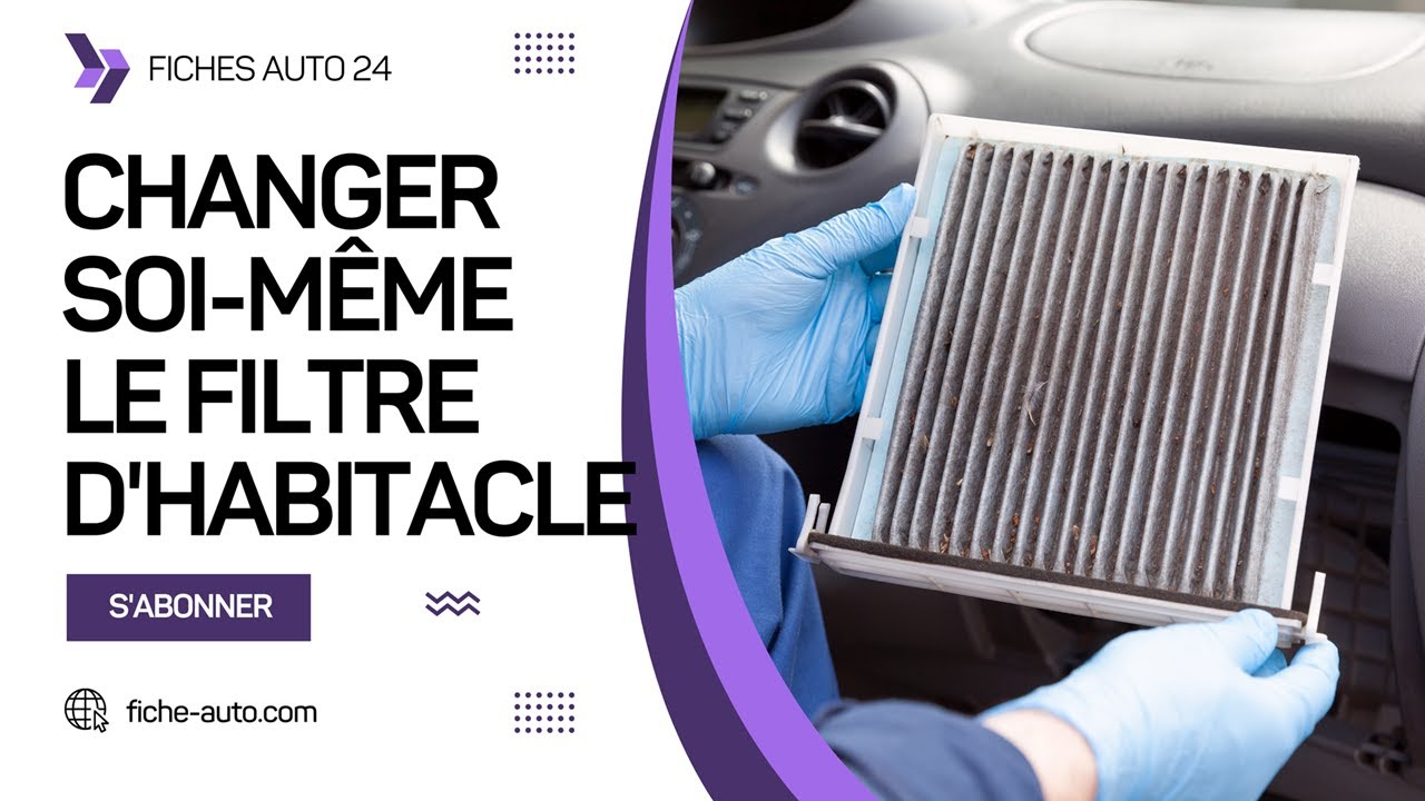 Comment changer le filtre d'habitacle? - YouTube