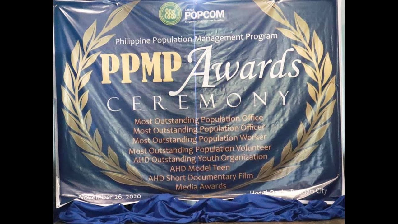 2020 Philippine Population Management Program Awarding Ceremony - YouTube
