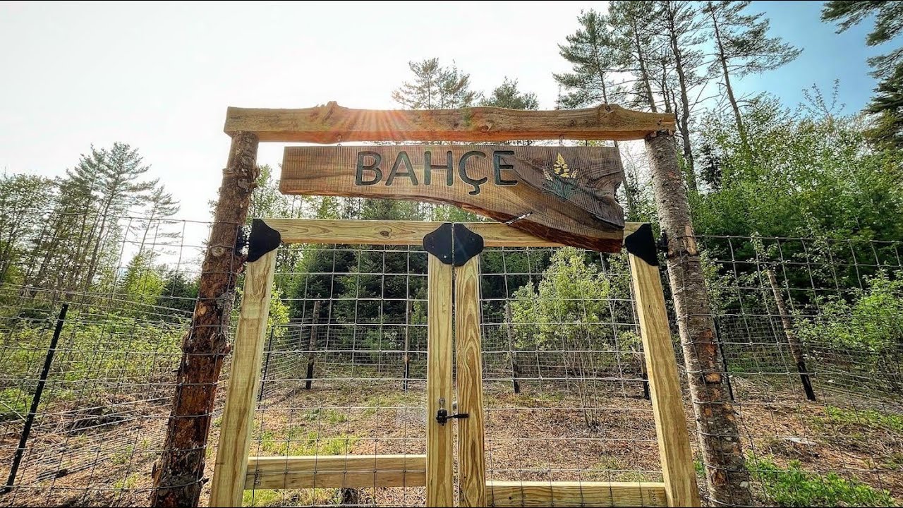 Installing Deer Proof Garden Fencing and Doors on the Off Grid Garden ...