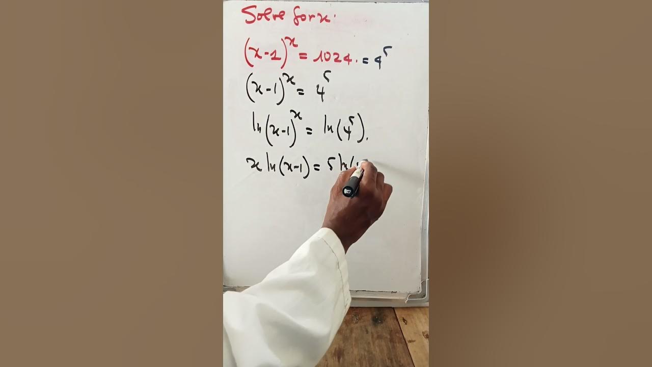 Olympiad Maths-IB Maths- IGCSE Maths - A & AS Level Maths: Equation/ Logarithm - YouTube