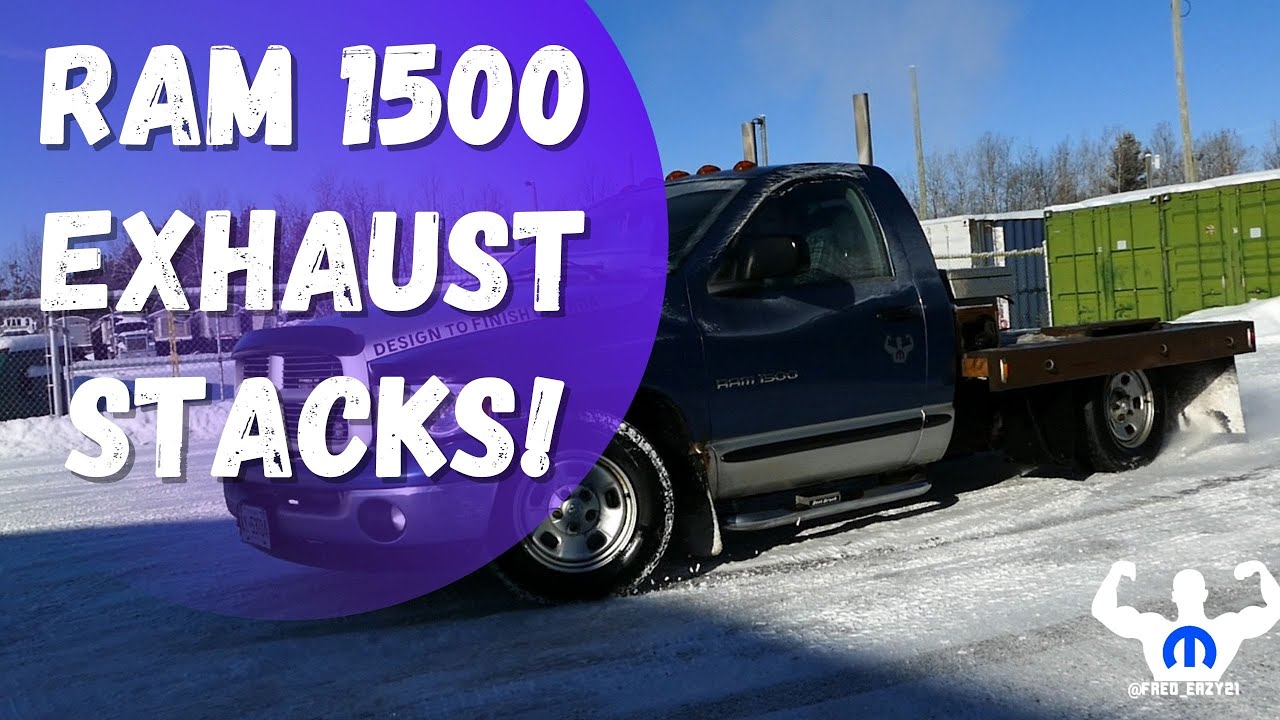 dodge ram 1500 5.7 hemi exhaust - YouTube
