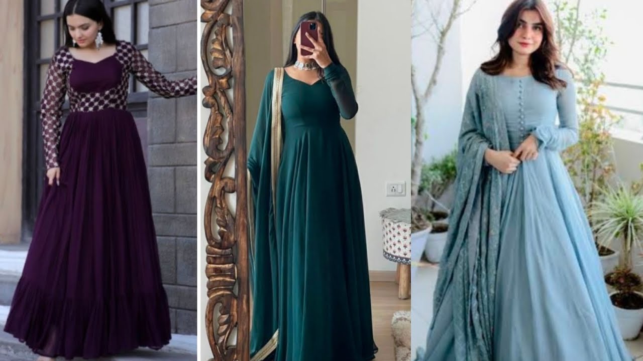 Latest Trending Frock Designs 2025/ Stylish Party Wear Gown Ideas ...