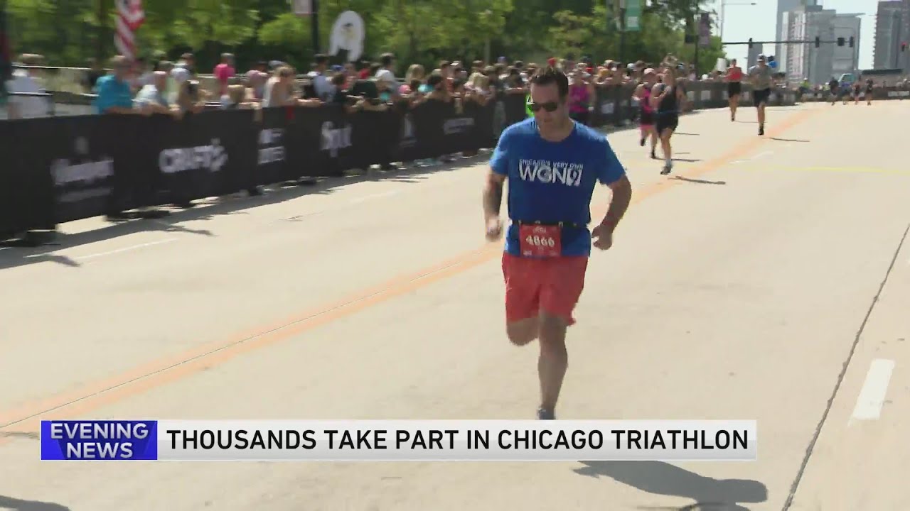 WGN's Mike Lowe among thousands to participate in Chicago Triathlon ...