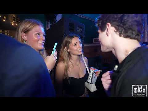 A girl slaps clavicular in the club
