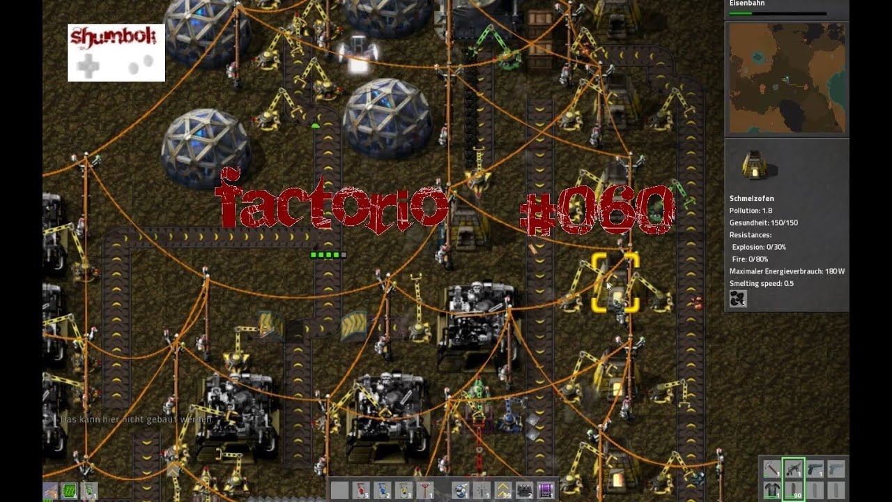 Let's Play Factorio Alpha German #060 "Blaupausen unter Strom" - YouTube