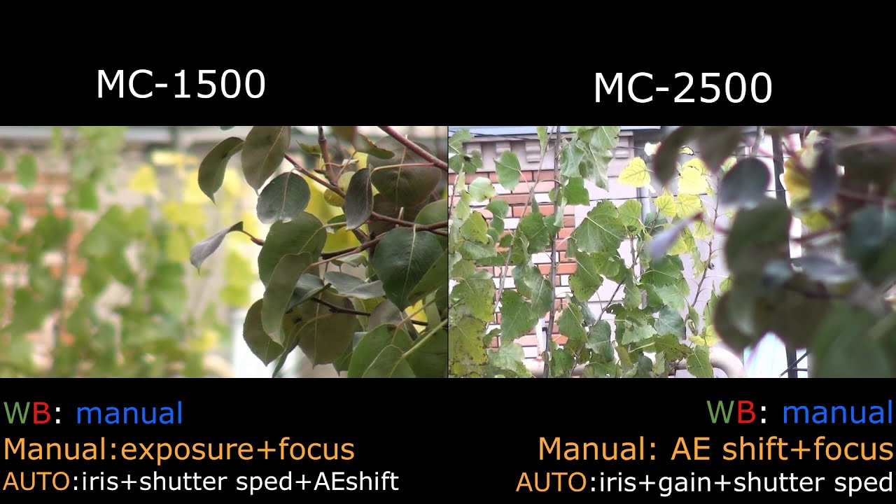 Sony Mc 2500 vs Mc 1500 (TEST) - YouTube