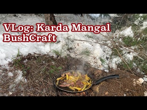 ❄️ Karda Mangal Keyfi ❄️ BushCraft Doğada kar altında mangal ❄️ VLOG ❄️ Kar Kampi