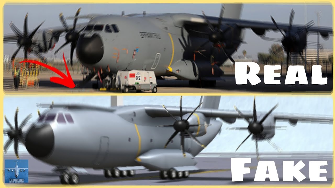 Turboprop Flight Simulator | Airplanes in real life VS in TFS - YouTube