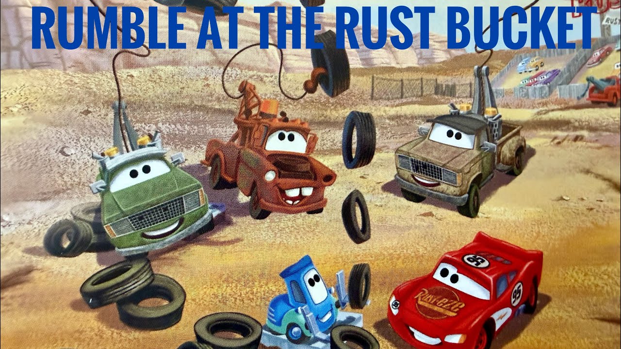 📚RUMBLE AT THE RUST BUCKET 🏎️🛞🏎️| Cars | Car 2 | Cars 3 | Cars Playlist ...
