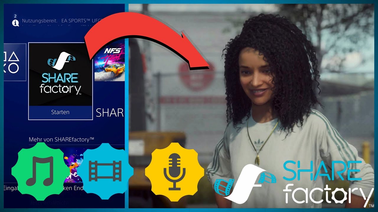 Mit Sharefactory Videos schneiden | Tutorial 2021 [Playstation/German] - YouTube