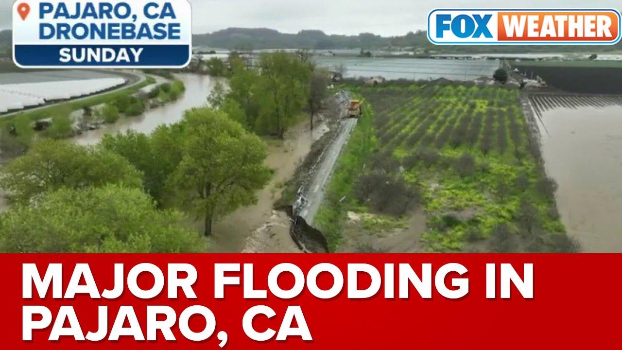 Pajaro, CA Levee Breach Increases in Size Due to Floods From ...