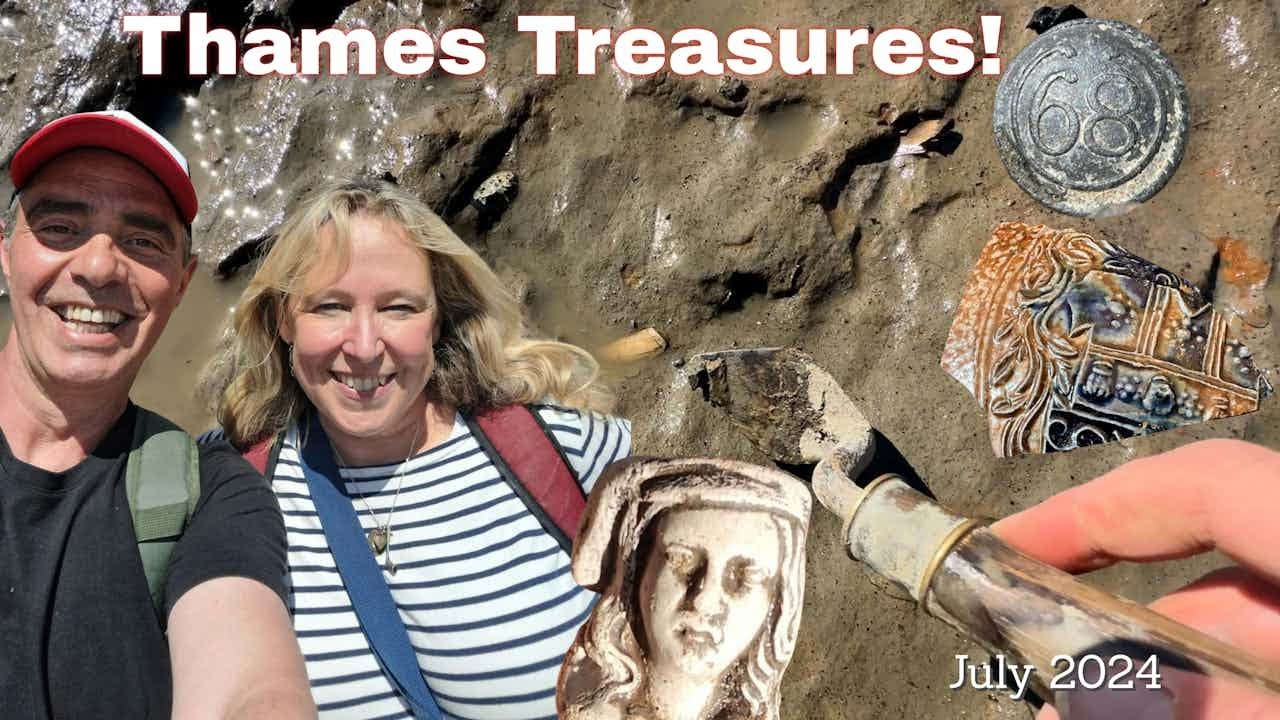 Rare & Exquisite Thames Treasures! Mudlarking the Thames in the Morning ...