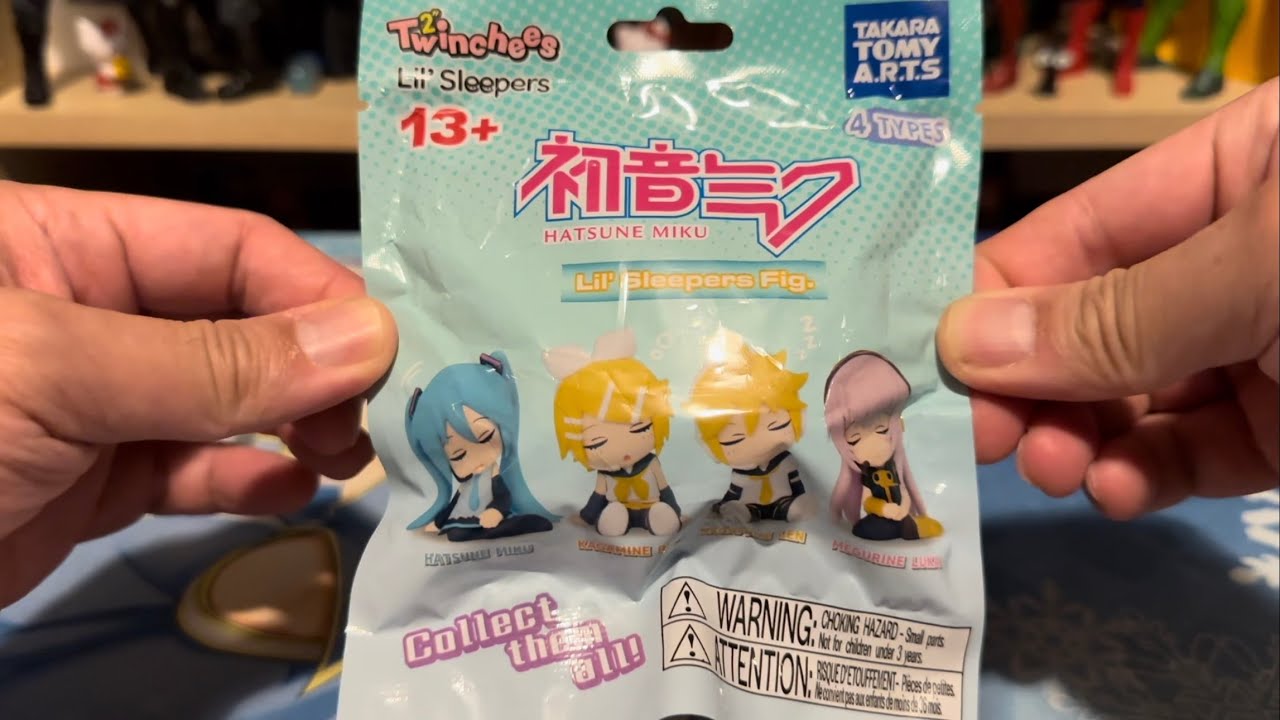 Takara Tomy Arts Hatsune Miku Lil Sleepers Figure Series Twinchees 2 ...