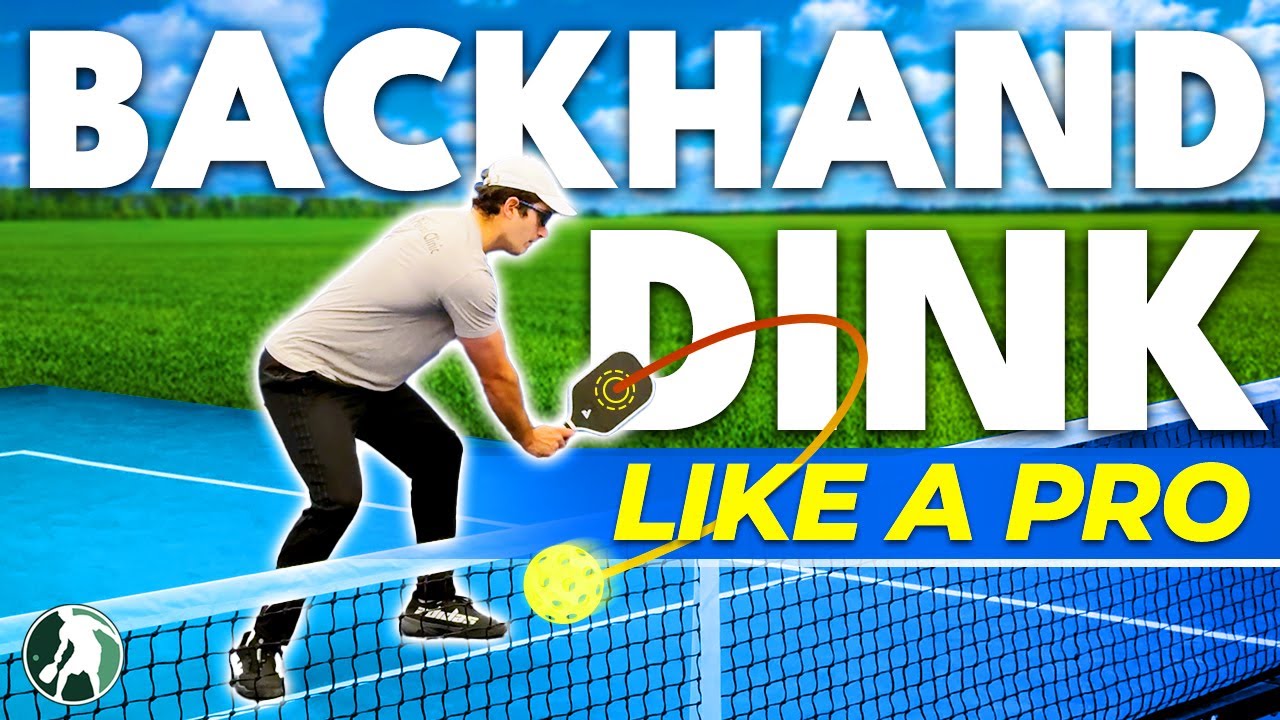 Pickleball Backhand Slice Dink Explained! - YouTube