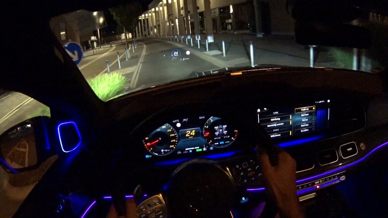 2021 Mercedes-AMG GLE 63S Coupe - city night drive | POV - YouTube