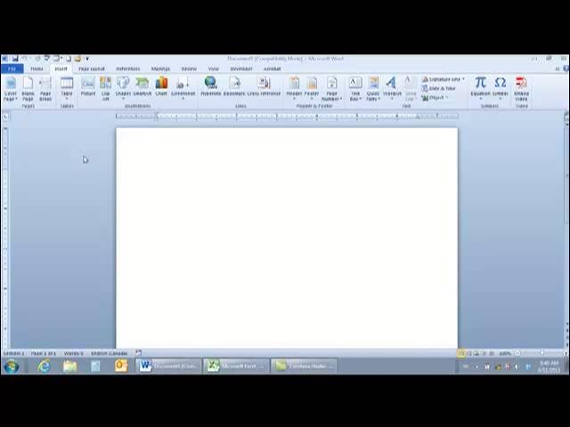 Word 2010 Quick Access Toolbar Youtube Word 2010 Quick Access Toolbar Youtube