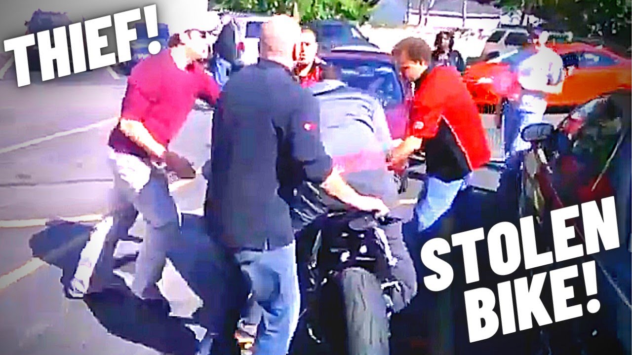 Biker RECOVERED STOLEN MOTORCYCLE after FIGHTING with THIEF | Epic ROAD ...
