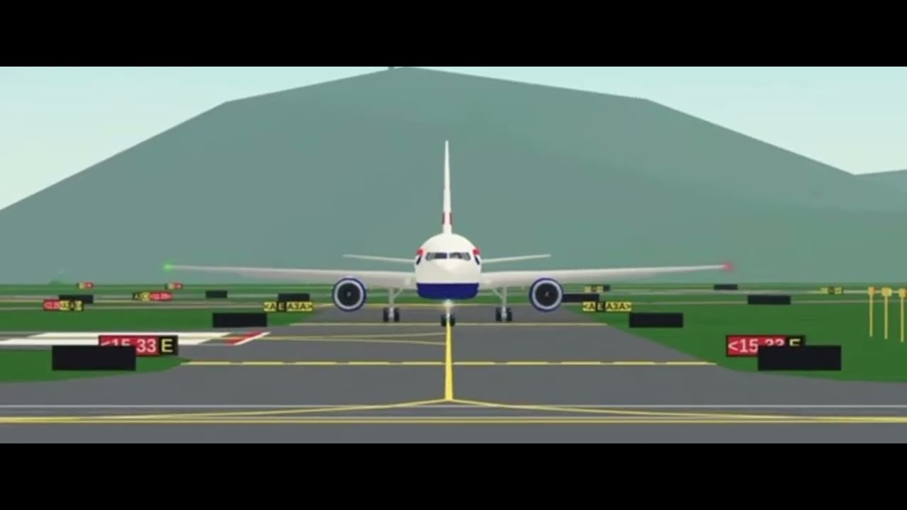 British Airways Flight 12 - Belly Landing Animation - YouTube