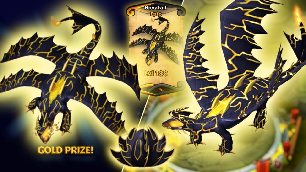 NOVATAIL - Max Level 180 — Epic Singetail Showcase | Dragons: Rise of ...