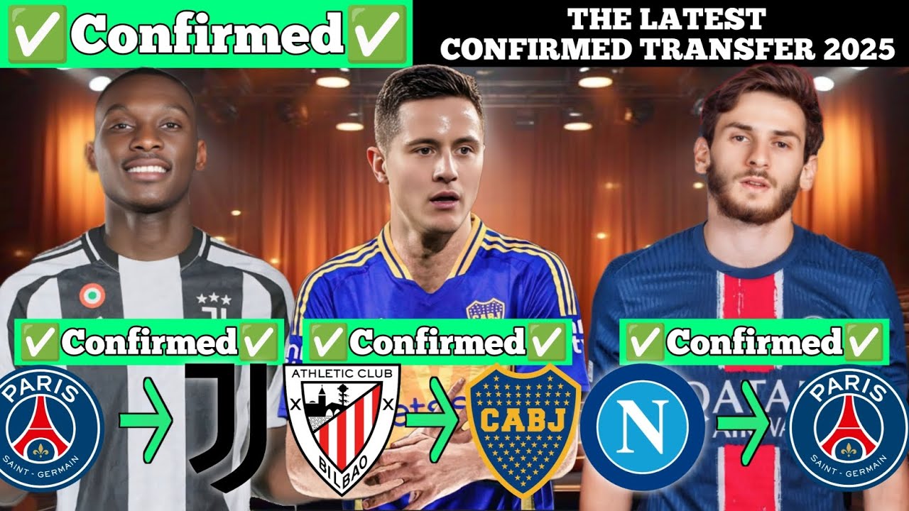 🚨THE LATEST CONFIRMED TRANSFER 2025 NEWS AND RUMORS TRANSFERS|Rashford ...