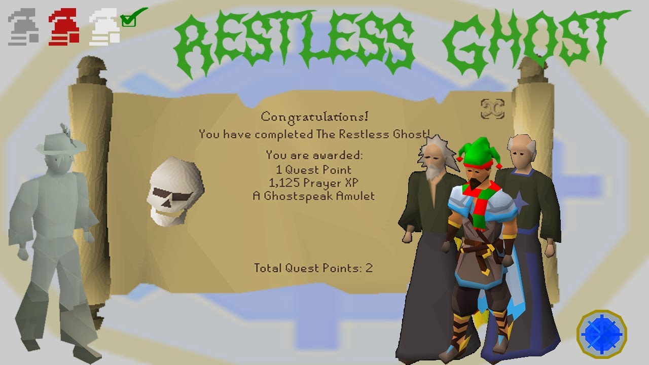 OSRS Restless Ghost Quest Guide | Ironman Approved - YouTube