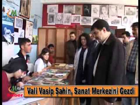 Vali Vasip Şahin, Sanat Merkezini Gezdi