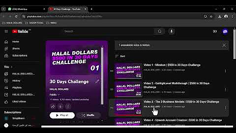 30 Days Challenge - YouTube