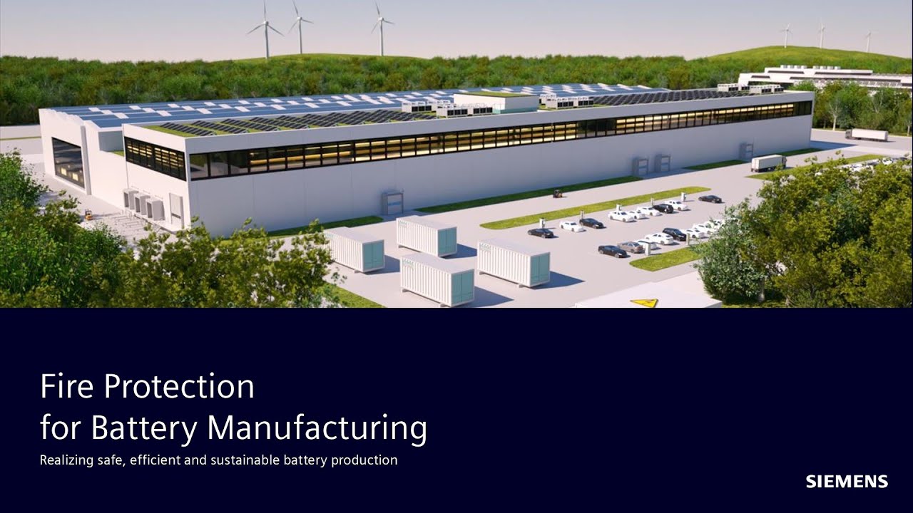 Fire protection for battery production – Fire safety basics - YouTube