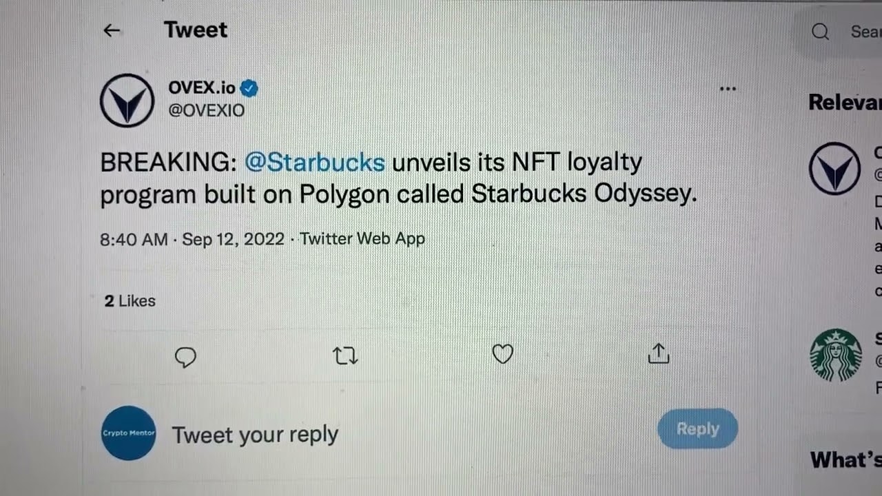 Starbucks Unveils NFT Loyalty Program - YouTube