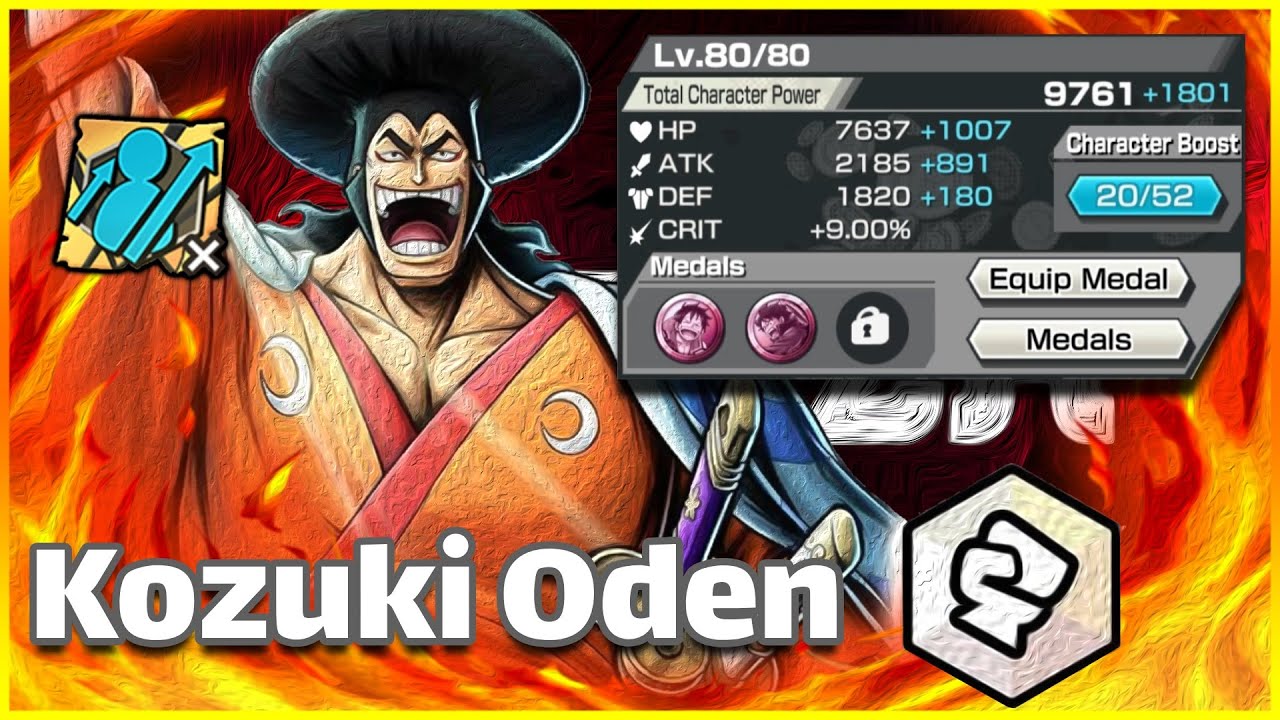 OPBR NEW ODEN EX GP || باونتي راش تجربة اودين الفرق بين لفل 80 و 100 ...