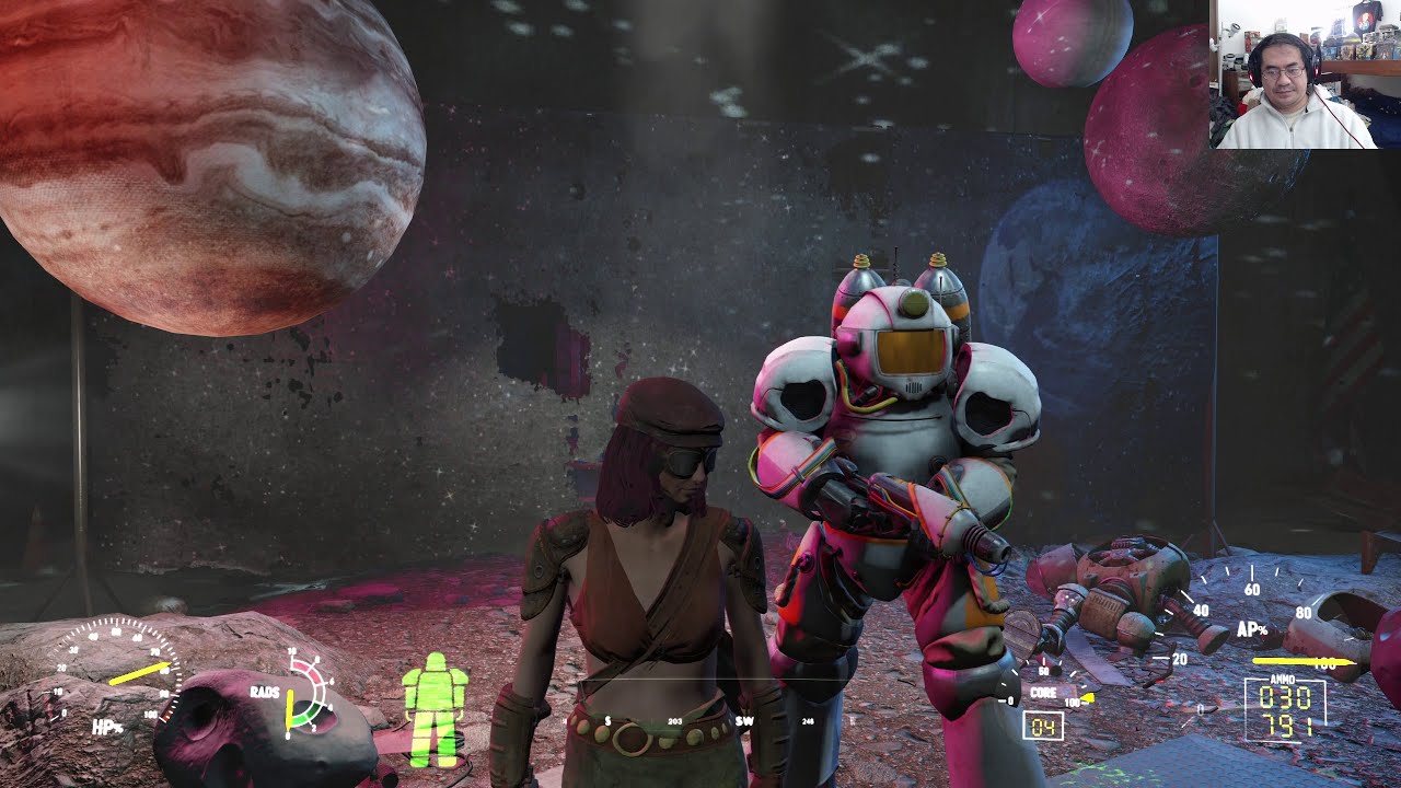 Fallout 4 | Captain Cosmos Power Armor with Jetpack & Cryo Cosmic ...