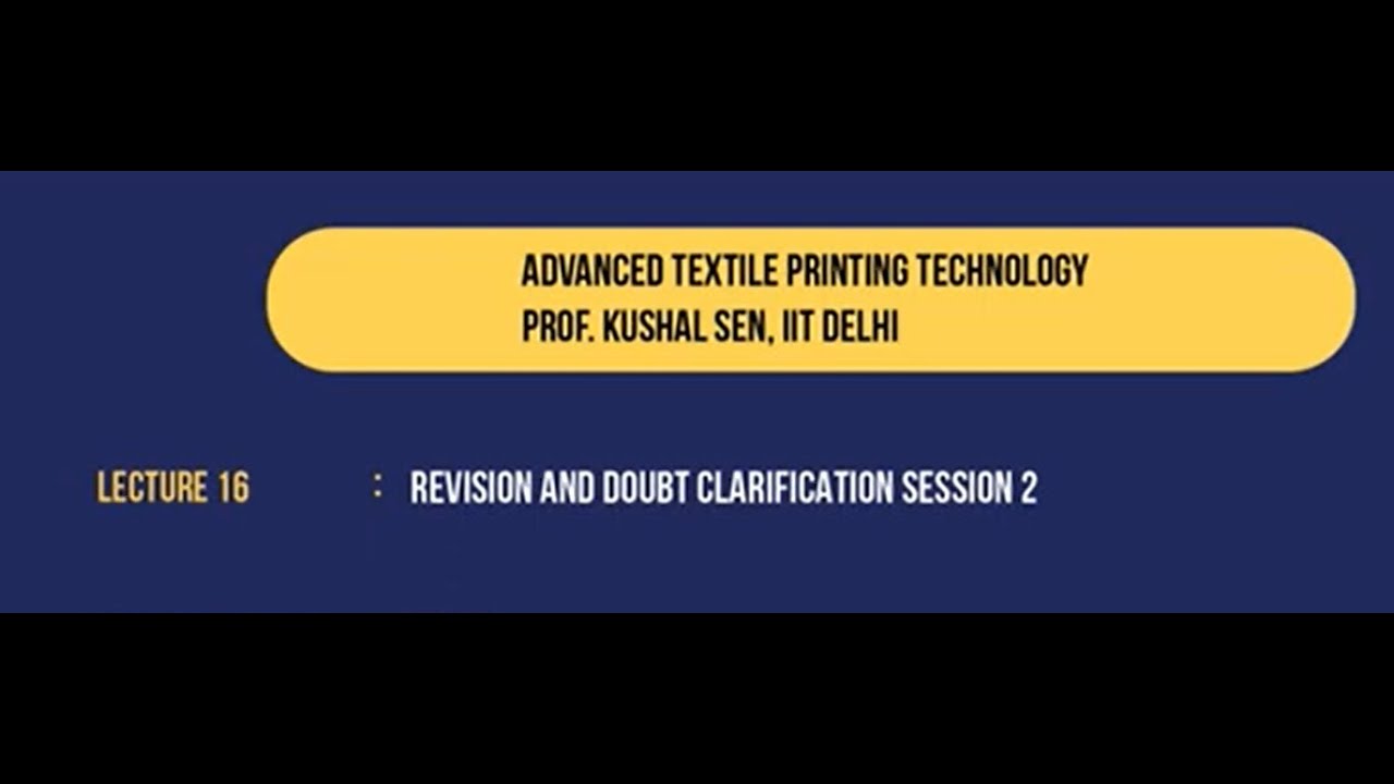 Revision and Doubt Clarification Session 2 #swayamprabha #CH36SP - YouTube