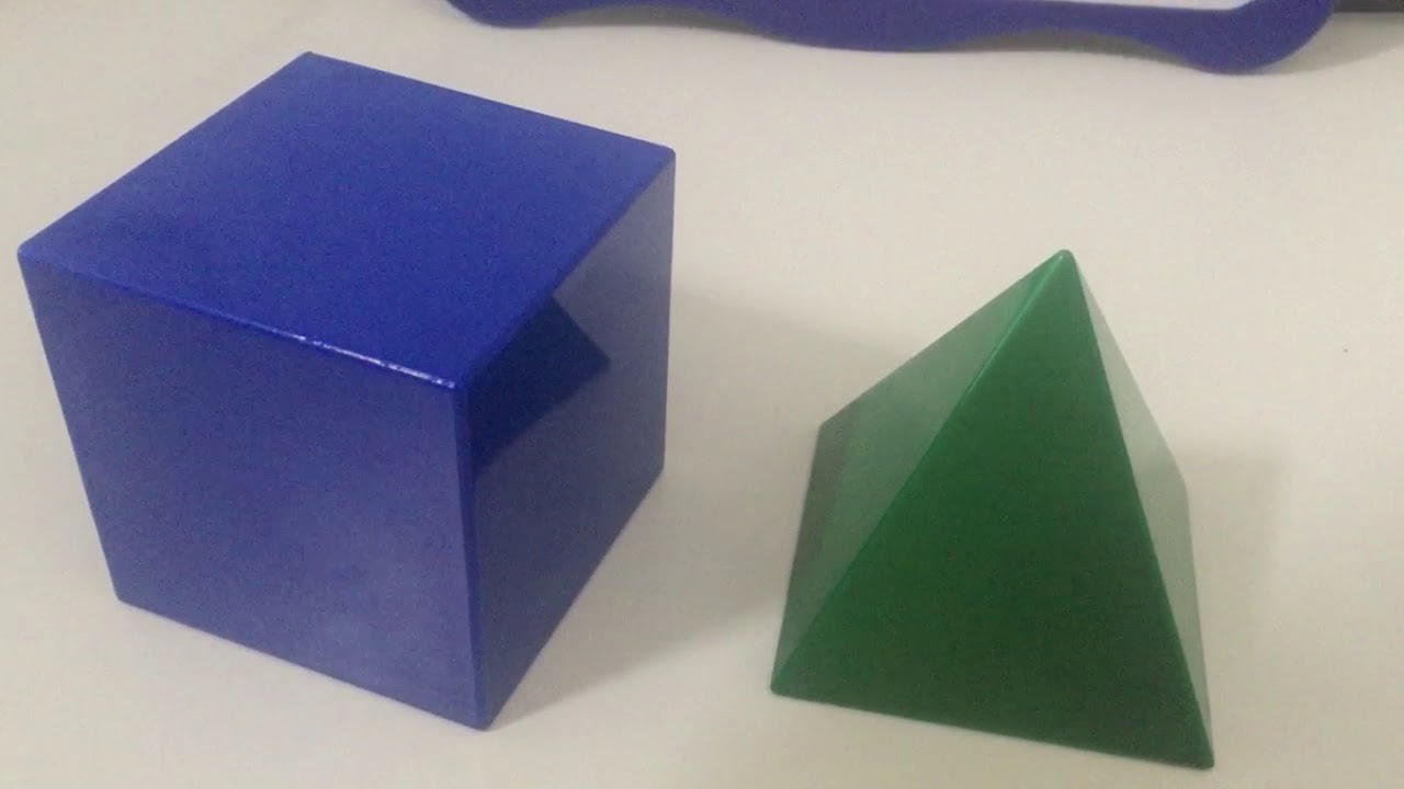 les faces et les arêtes des solides - YouTube