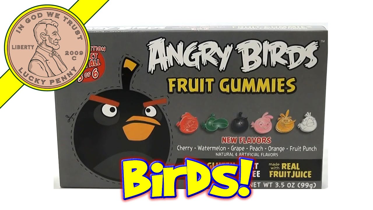 Angry Birds Fruit Gummies 2nd Edition Black Bird Box Unique Oddball angry-birds-fruit-gummies-2nd-edition-black-bird-box-unique-oddball