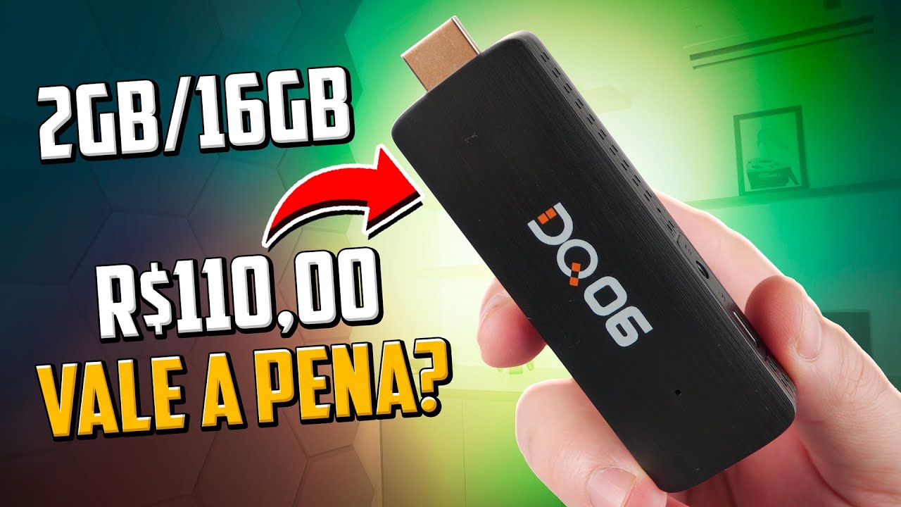 TV STICK DQ06 - TÁ MUITO BARATO, VALE A PENA? - YouTube