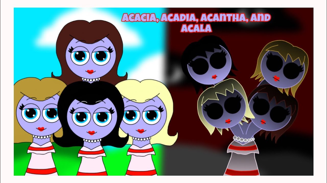 :My Sprunki OC: Acacia, Acadia, Acantha, and Acala aka The Sprunkettes ...