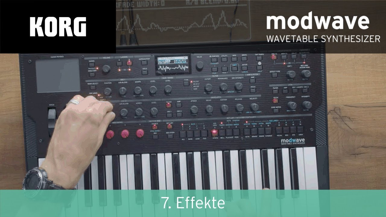 KORG modwave Master Class - Folge 7: Effekte - YouTube