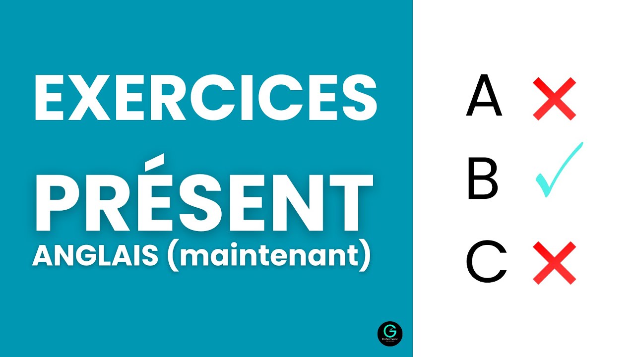 Le présent en ING en anglais : exercices et explications - YouTube