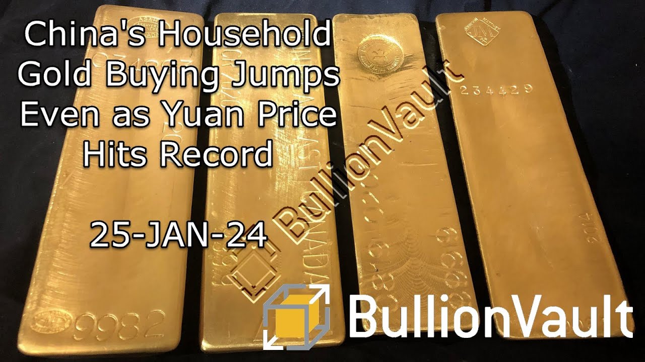 China's Household Gold Buying Jumps Even as Yuan Price Hits Record ...