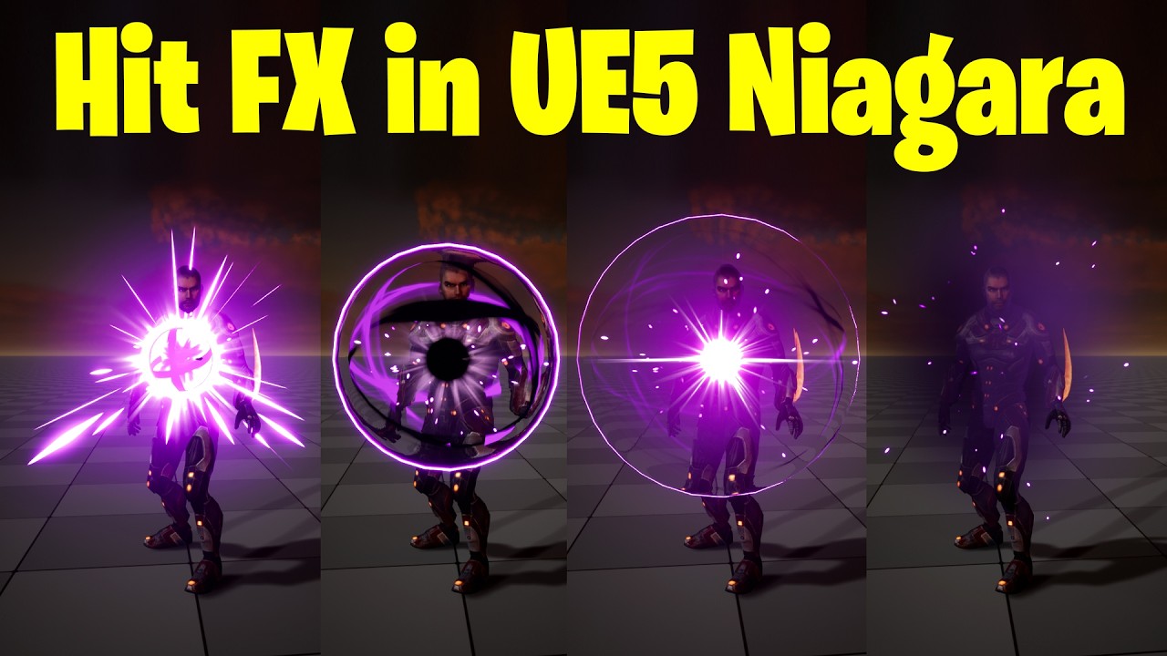 UE5 Niagara Hit FX Tutorial: Exclusive Showcase - YouTube