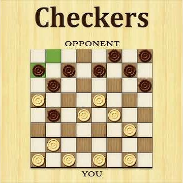 Simple Checkers (Draughts) gameplay - YouTube