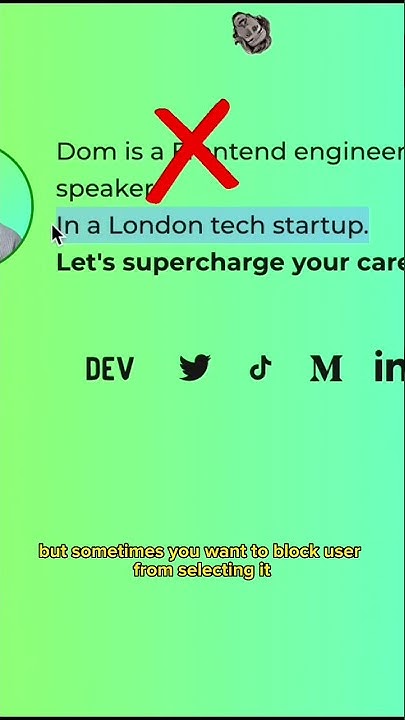 Disable Text Selection Webdevelopment Javascript Programming Vscode Css Coding Html Youtube 
