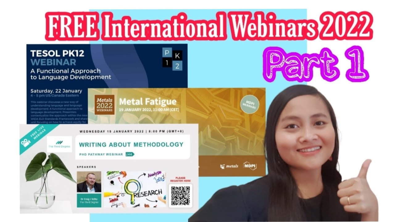 FREE International #webinars 2022 | Webinar Internasional Gratis dan ...