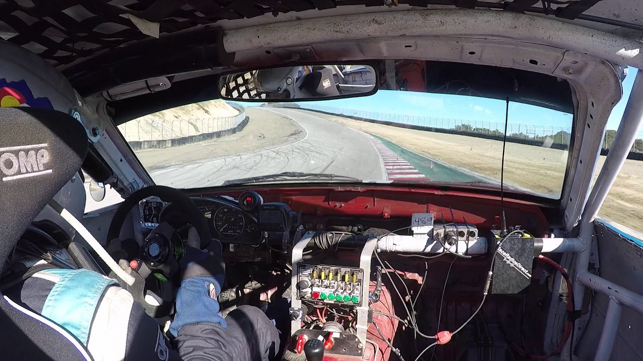 Ergolab Miata - Laguna Seca - Jerry Enger Fast Lap - Dec 2019 - YouTube