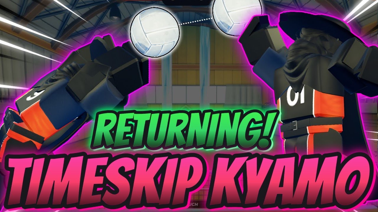 TIMESKIP KYAMO IS RETURNING TO VOLLEYBALL LEGENDS - YouTube