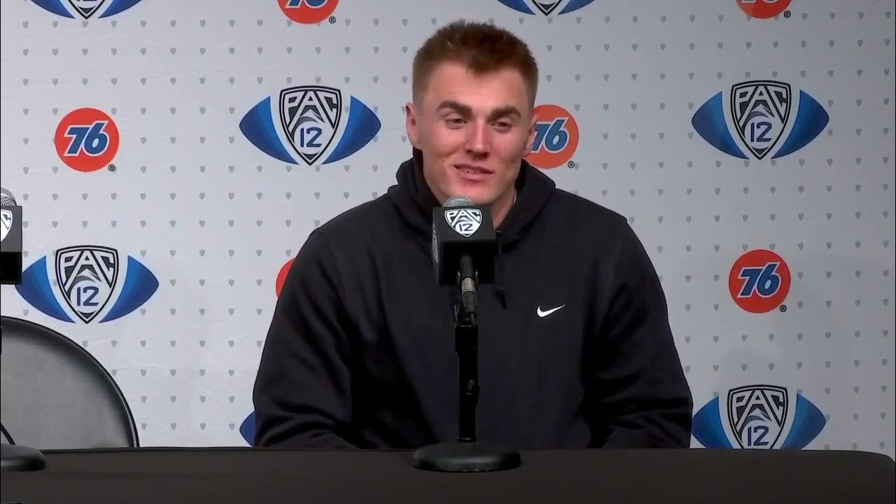 Bo Nix Postgame Press Conference | 2023 Pac-12 Football Championship Game - YouTube