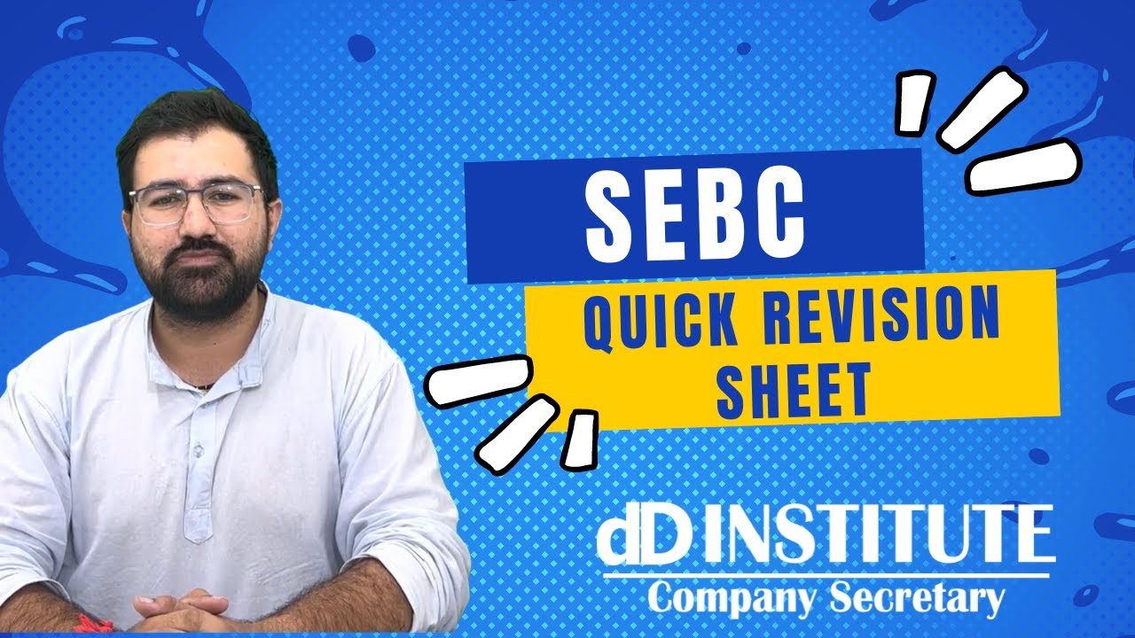 SEBC Quick Revision Sheet | Quick SBEC Revision - YouTube