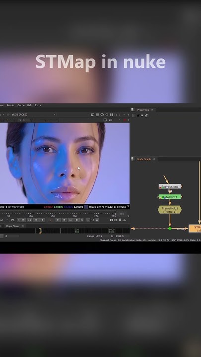 STMap in Nuke #compositing #foundry #nuke - YouTube