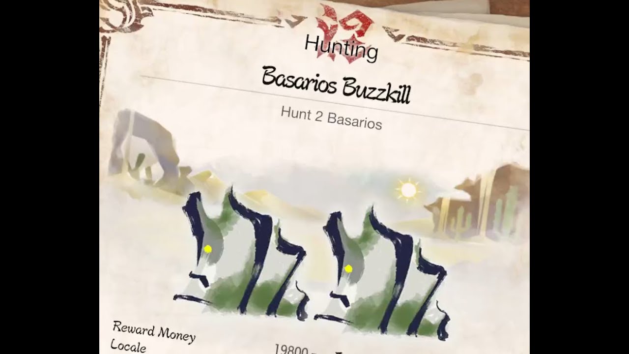 monster hunter rise sunbreak : follower quests,Basarios Buzzkill - YouTube