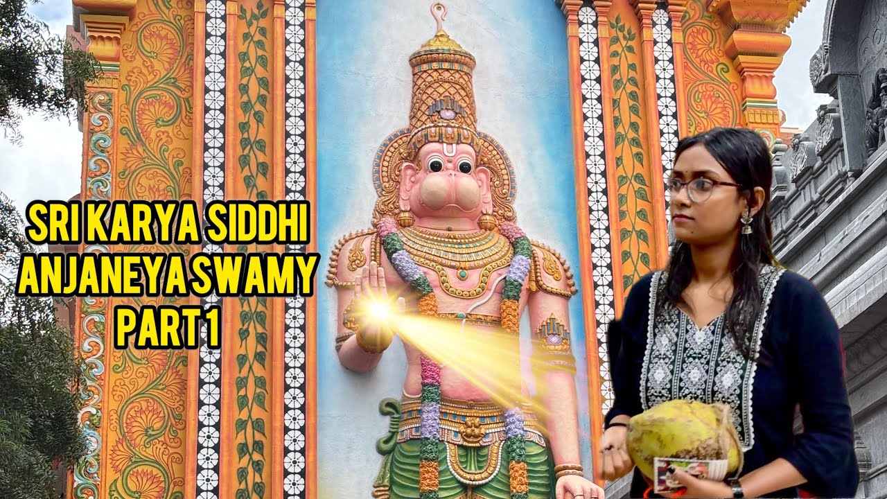 Sri karya siddhi anjaneya swamy temple 🙏| Step by step process | Hidden ...